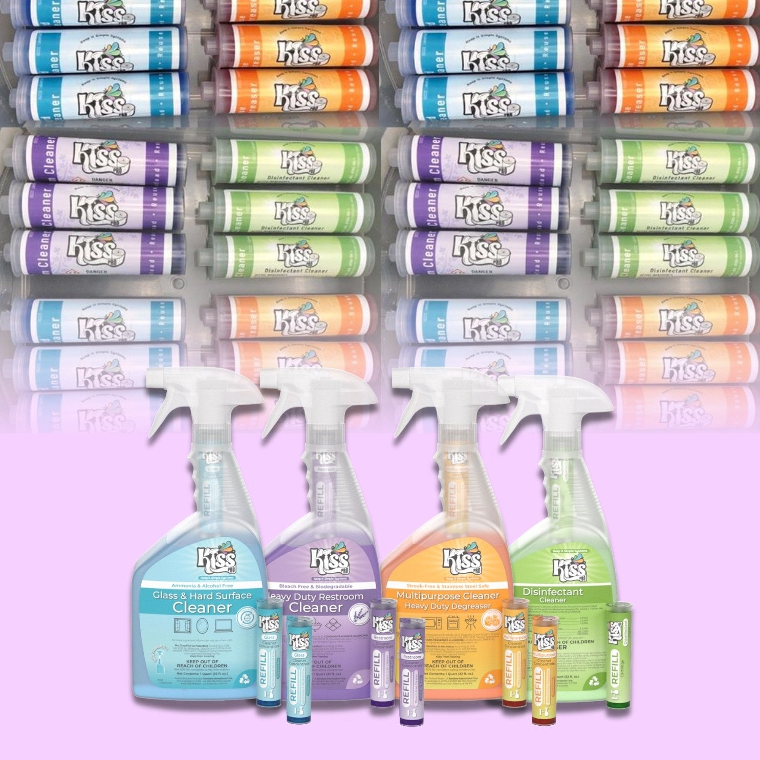 Kiss Pro Glass, Bathroom and Disinfectant Cleaner Online – Armchem Store
